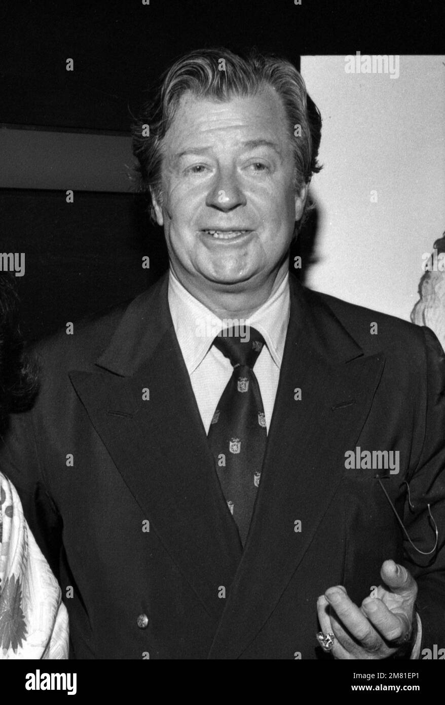 James Clavell 1980. Credit: Ralph Dominguez/MediaPunch Stock Photo - Alamy