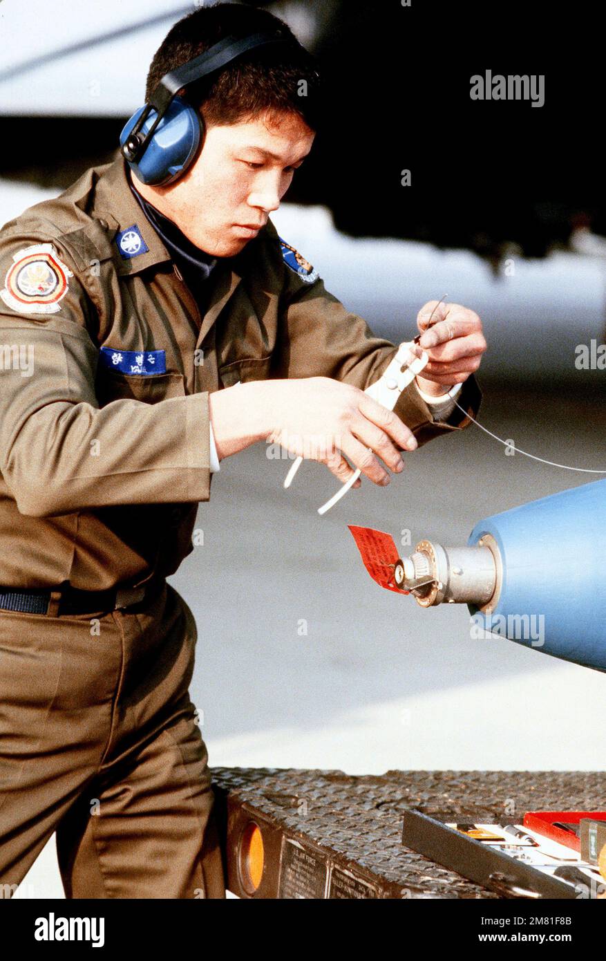 Sergeant Yang Byung Gun, 6497th Consolidated Avionics Maintenance ...