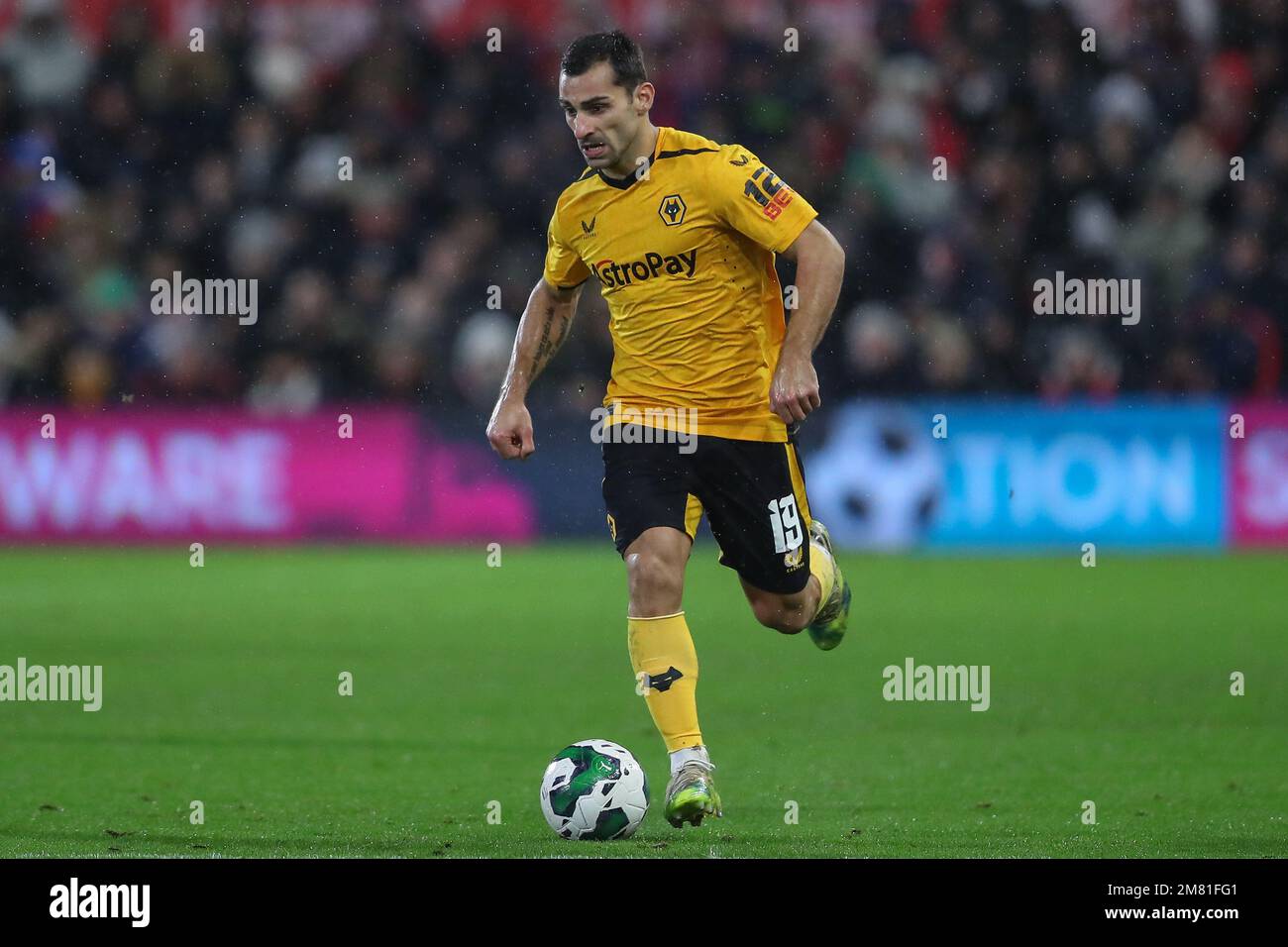 Jonny #19 of Wolverhampton Wanderers on the ball during the Carabao Cup ...