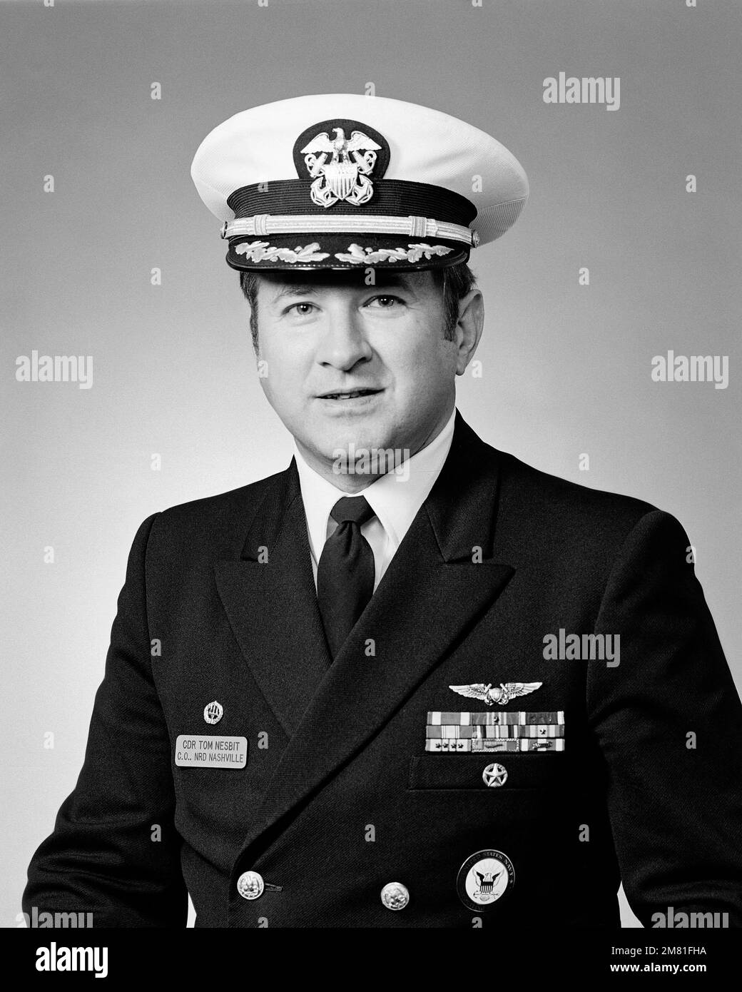 Commander Tom B. Nesbit, USN (covered). Country: Unknown Stock Photo ...