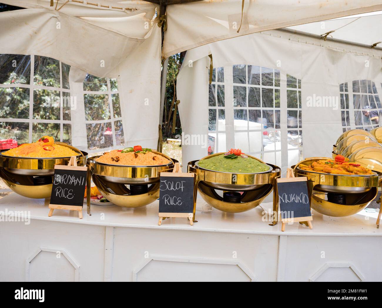 Kenyan cuisine includes ugali, chapati, githeri, goat, Nyama Choma ...