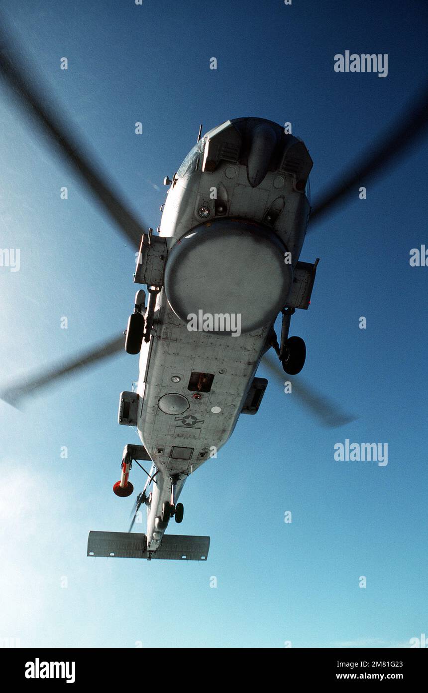 An underside view of the Navy's first operational Mark III light ...