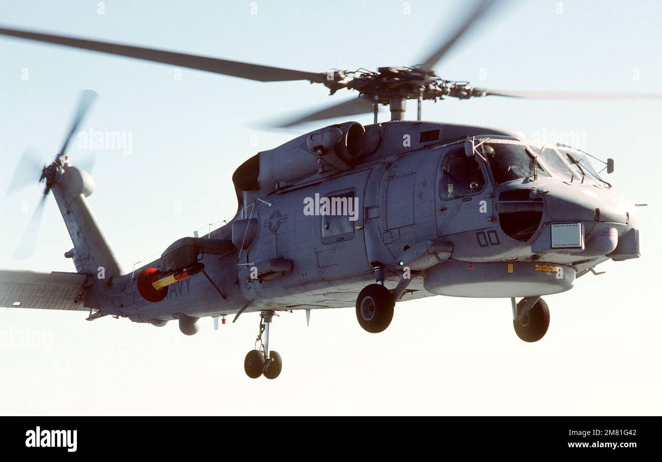 A right side view of the Navy's first operational Mark III LAMPS (Light ...