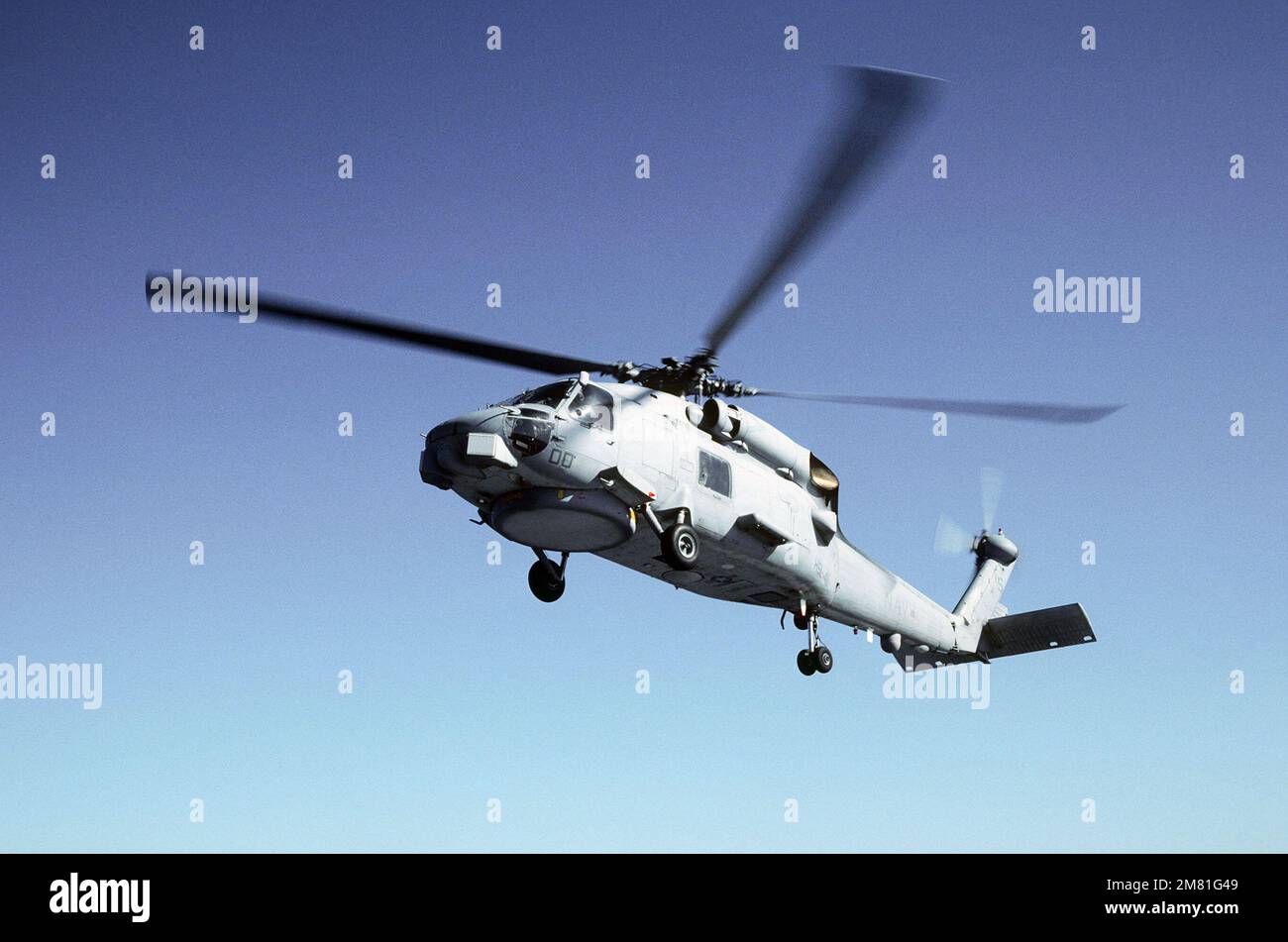 A left front view of the Navy's first operational Mark III LAMPS (Light ...