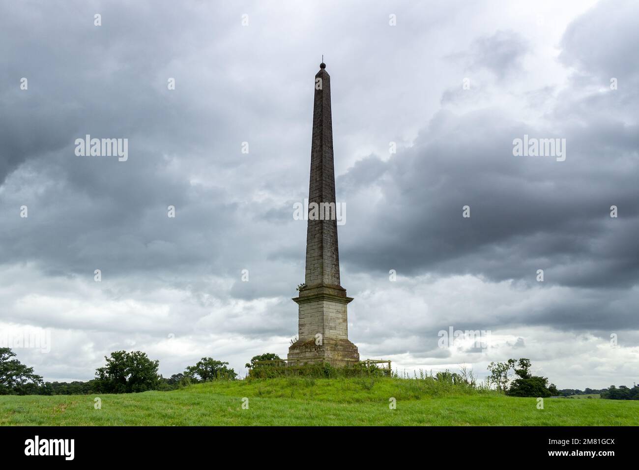 Hockley Heath, UK: Umberslade Obelisk, a 70-foot high landmark erected ...