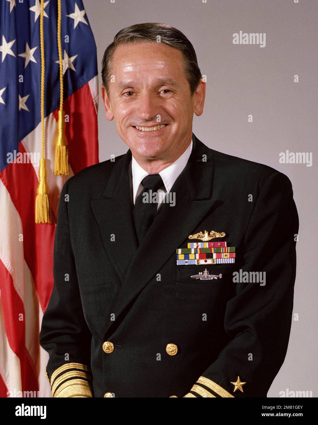Vice Admiral Edward A. Burkhalter, USN (uncovered). Country: Unknown ...