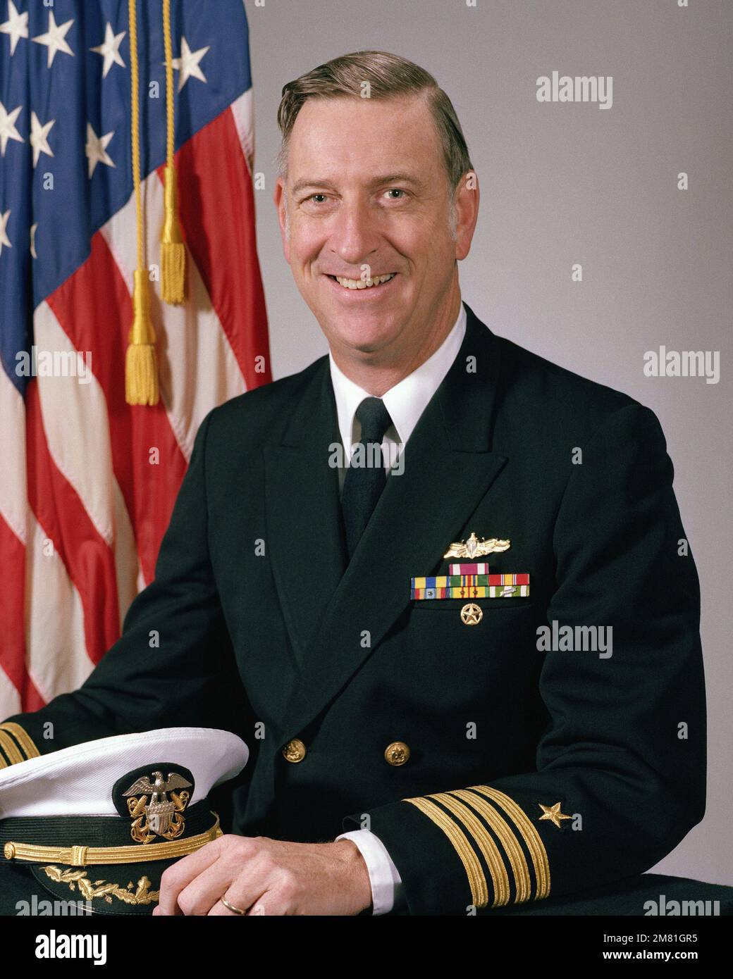 Captain John E. Sherman, USN (uncovered). Country: Unknown Stock Photo ...