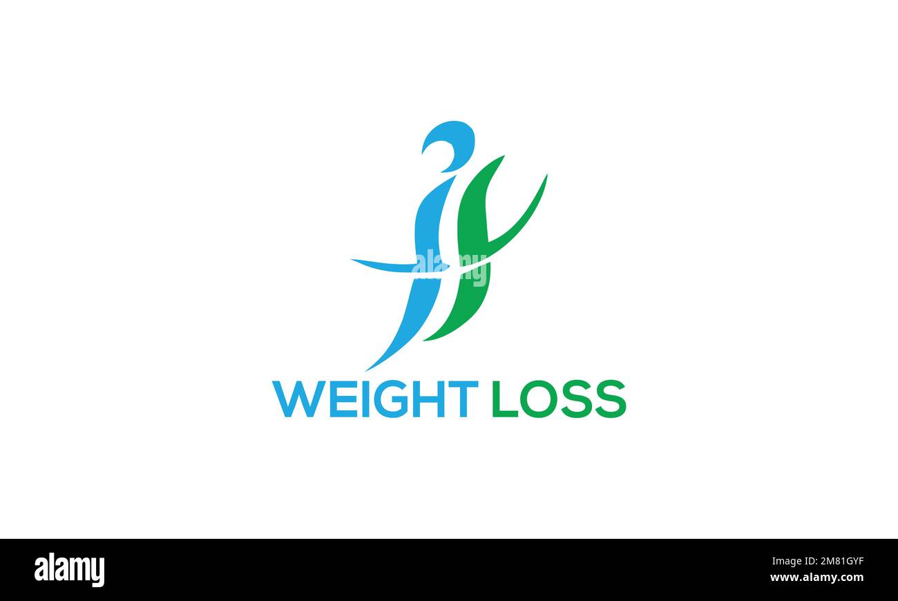 A logo of a weight loss product or a company against the white ...