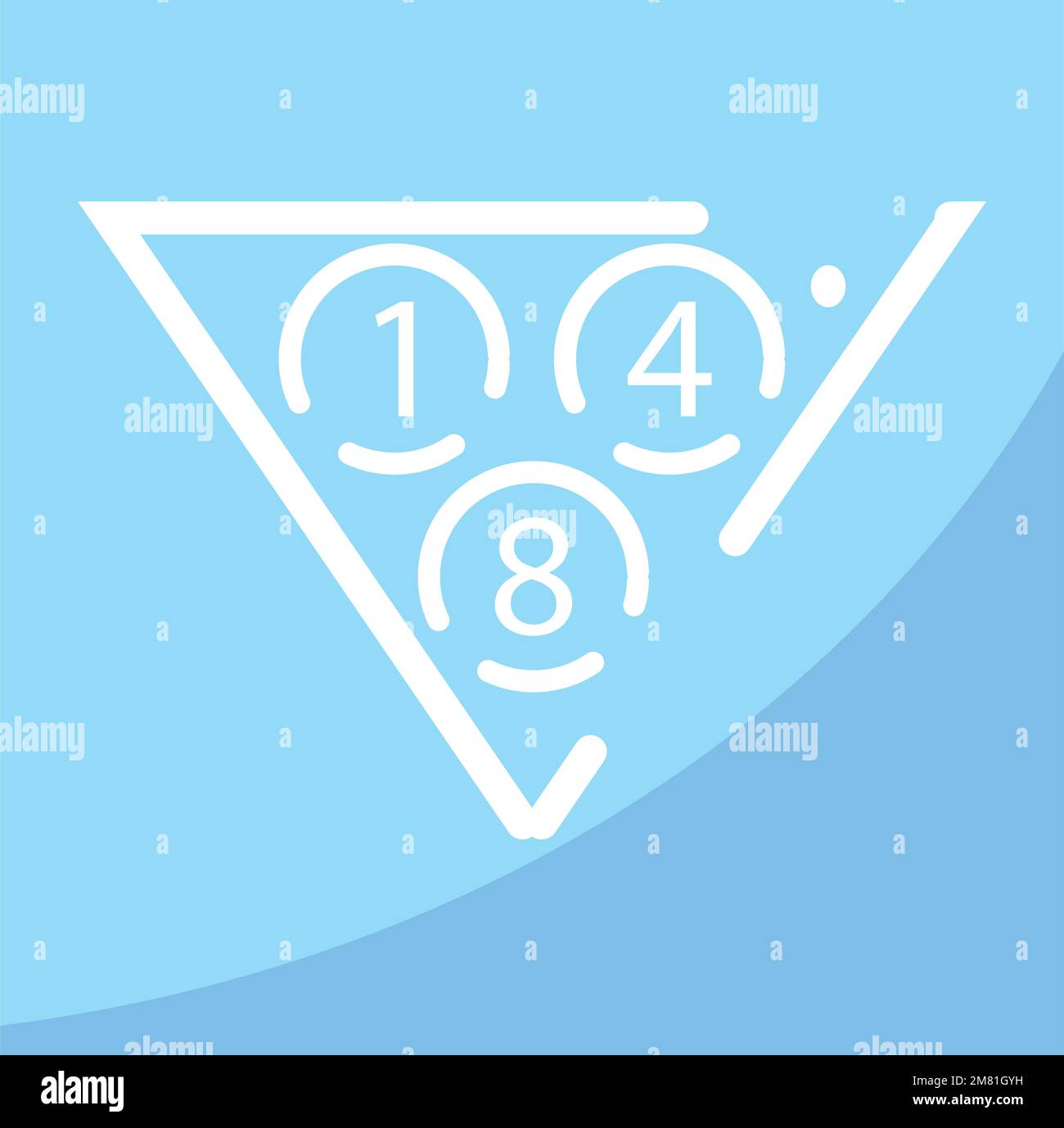 Isolated group of billiard balls icon Vector Stock Vector Image & Art ...