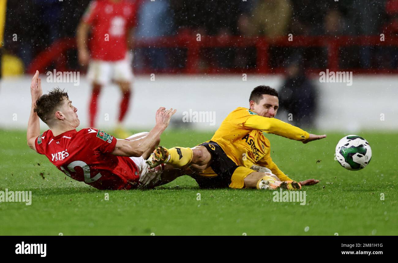 Nottingham, England, 11th January 2023. Ryan Yates of Nottingham Forest ...