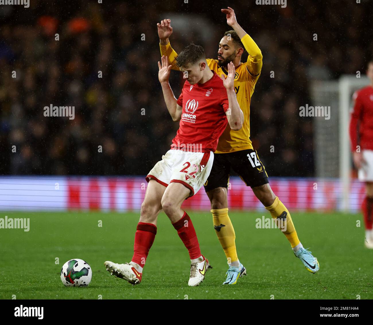 Nottingham, England, 11th January 2023. Ryan Yates of Nottingham Forest ...