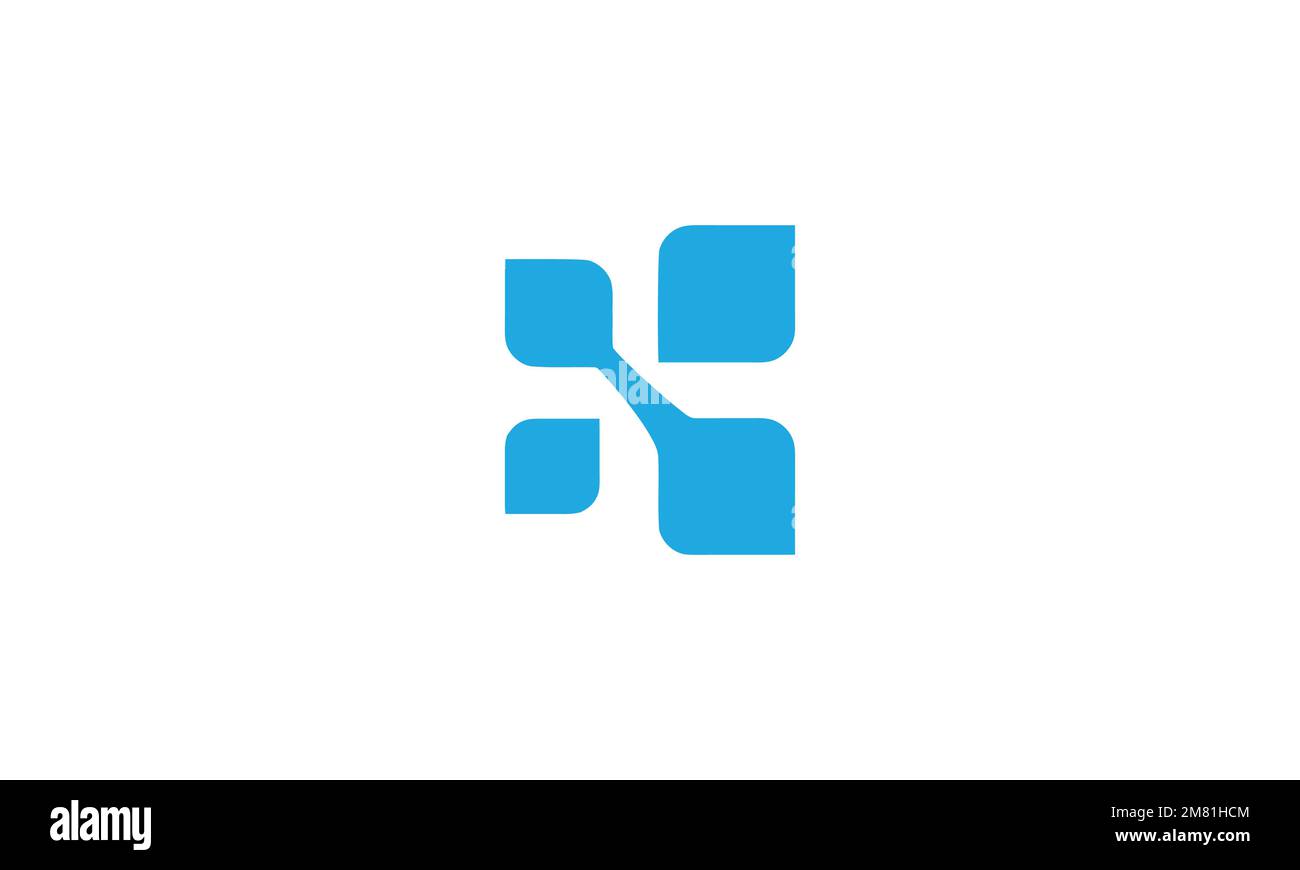 A modern tech logo against the white background Stock Vector Image ...