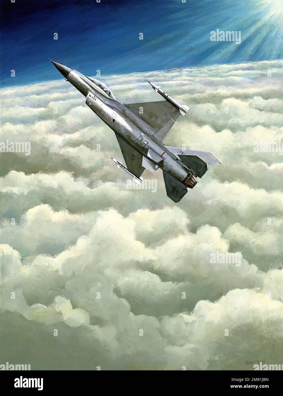 Artwork: "Climbing High" Artist: Harry W. Fass, USAF Art Collection ...