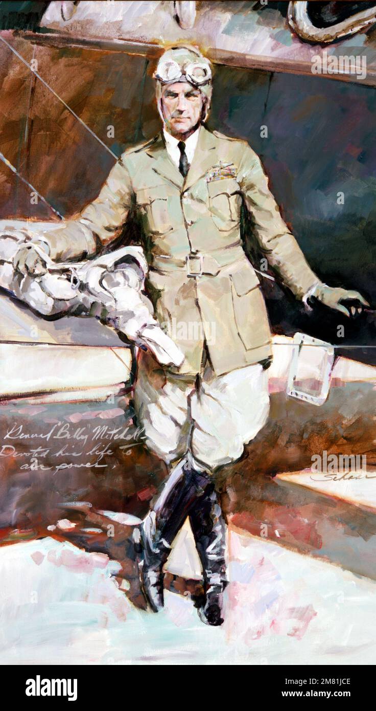 Artwork: "Brigadier General William (Billy) Mitchell"- Artist: Robert ...