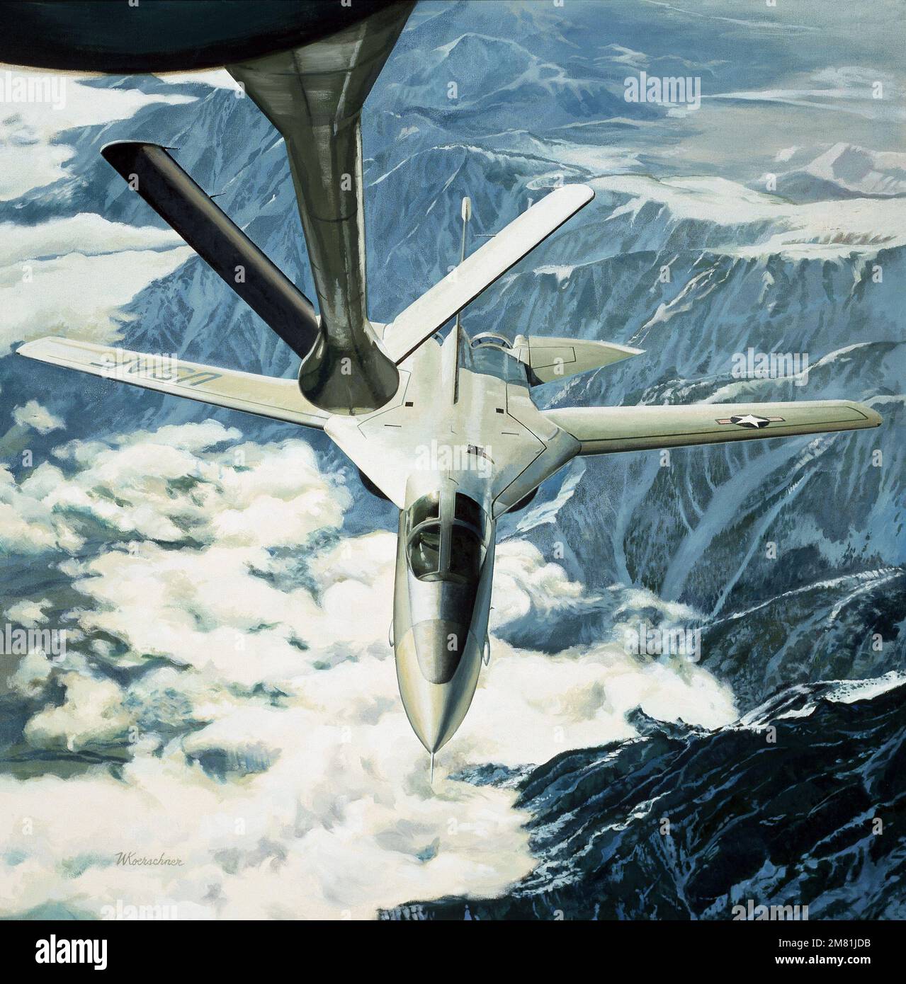 Artwork: "F-111A Refuel" Artist: Walter Koerschner, USAF Art Collection ...