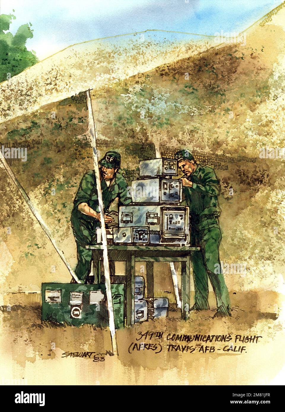 Artwork: "Now You See It, Now You Don't" Artist: Walter Stewart, US Air ...