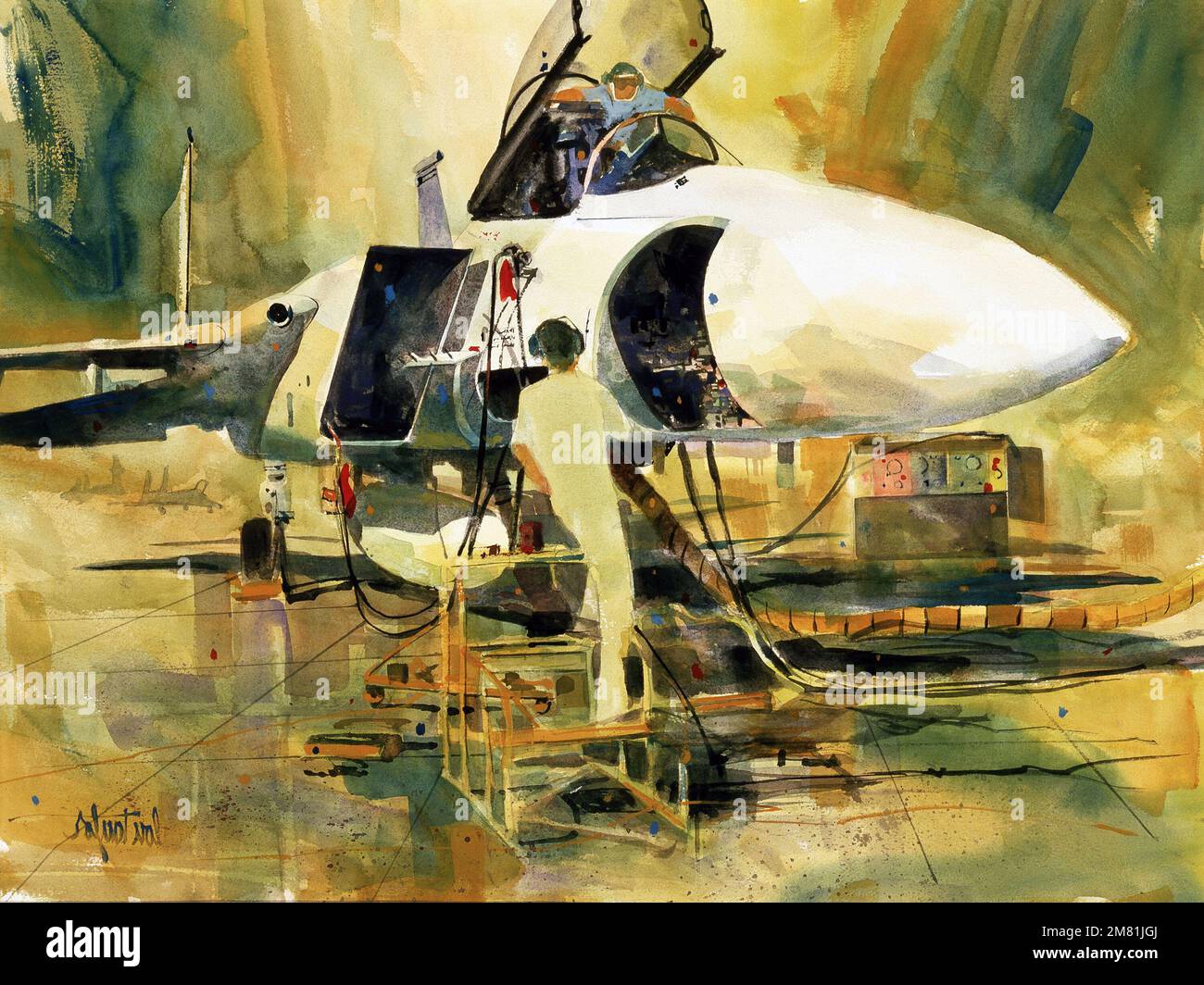 Artwork: "Committment to Excellence" Artist: Louis A. Taylor, USAF Art ...