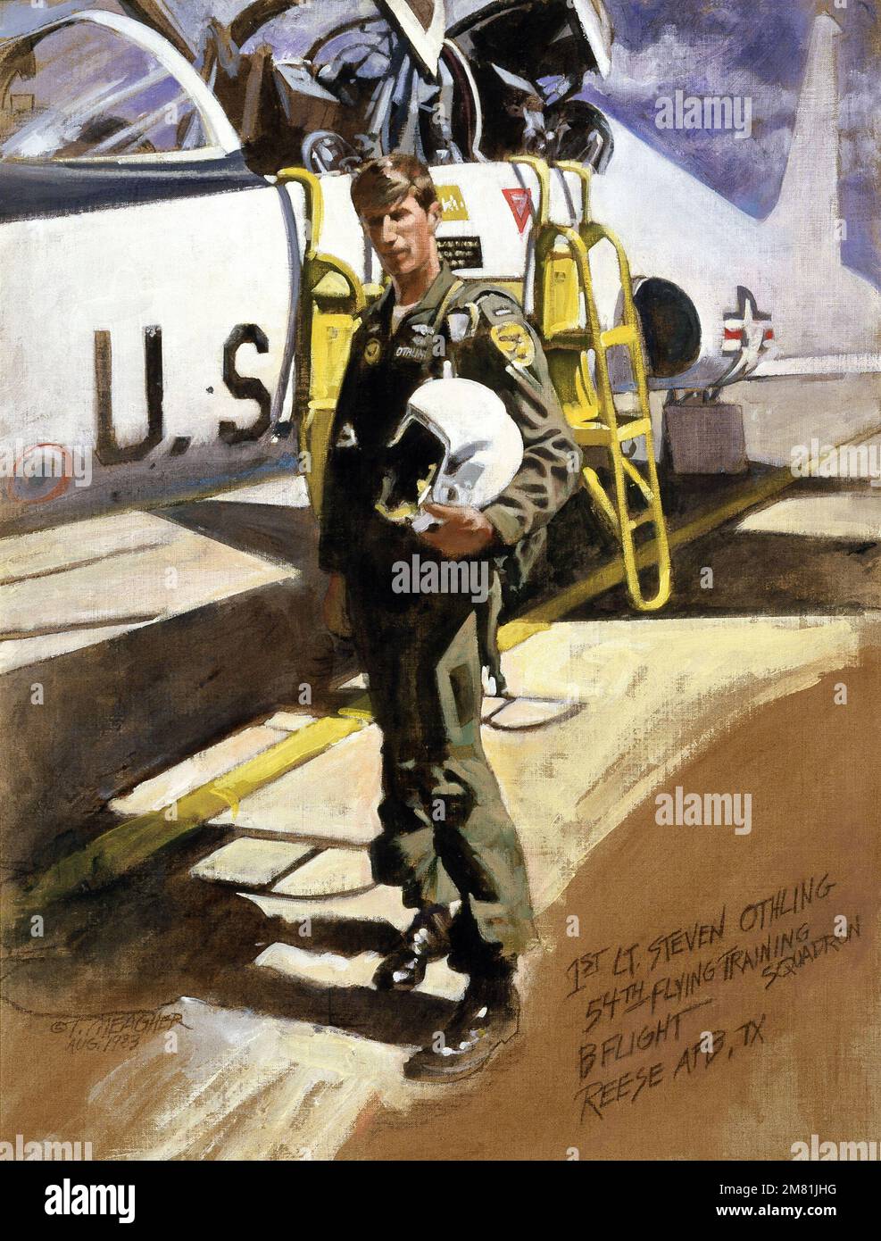 Artwork: "1ST LT. Steven Othling, Flight Instructor, 59th Training ...