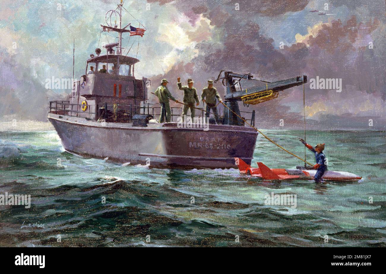 Artwork: "Recovering A Drone" Artist: Bob Lavin, USAF Art Collection ...