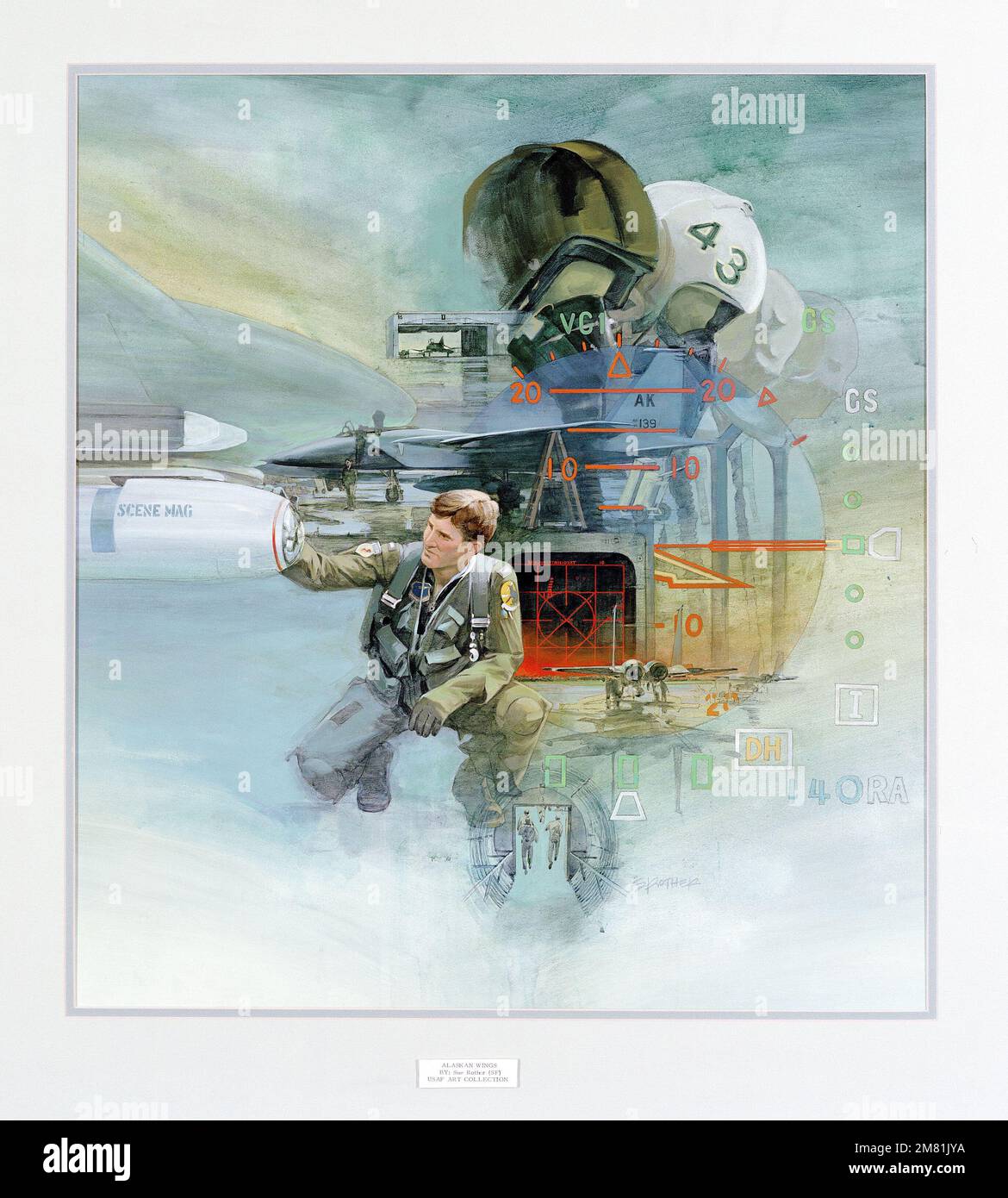 Artwork: "Alaskan Wings" Artist: Sue Rother, USAF Art Collection ...