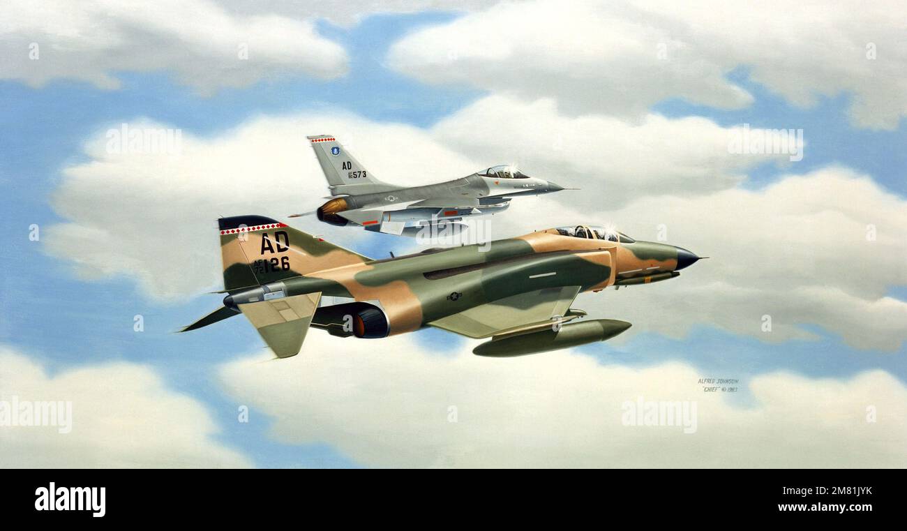 Artwork: "Searching for Blue" Artist: Al Johnson, USAF Art Collection ...