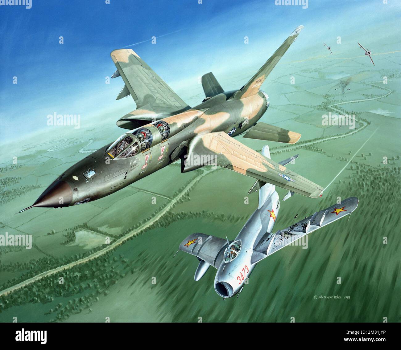 Artwork: "Rendevous With Rattle Snake" Artist: Matthew Waki, USAF Art ...
