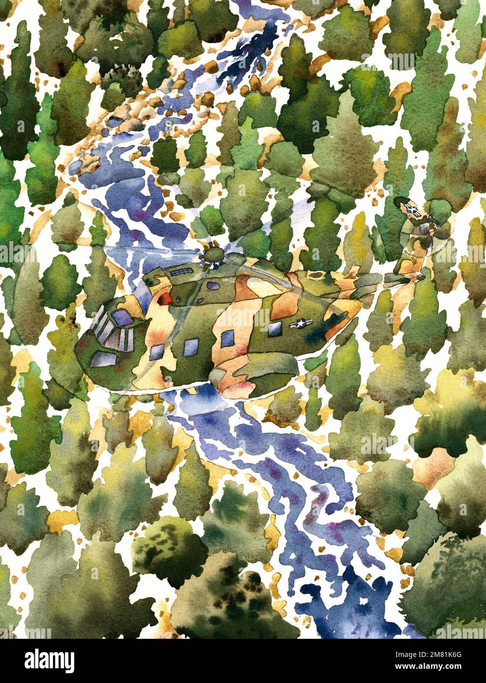 Artwork: "Hidden Giant" Artist: Marvin Rubin, US Air Force Art ...