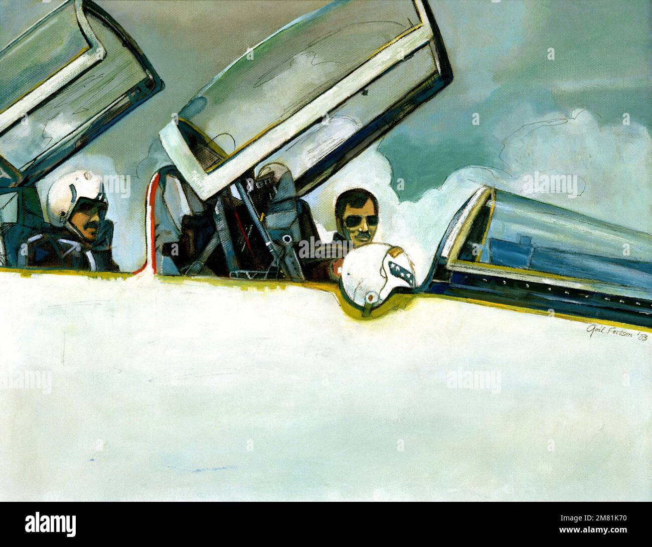 Artwork: "The Tweetie" Artist: Gail Fortson, US Air Force Art ...