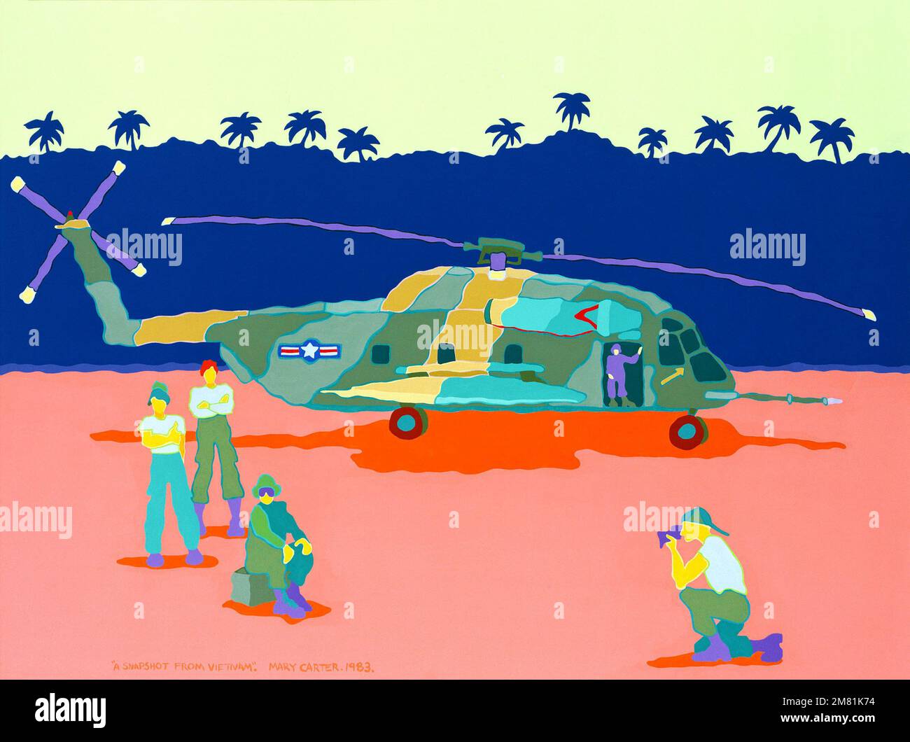 Artwork: "A Snapshot from Vietnam"" Artist: Mary Carter, US Air Force ...