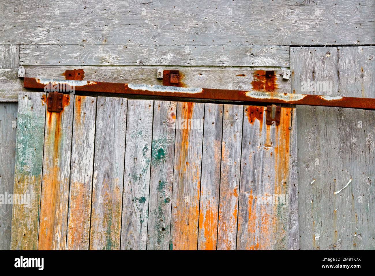 Off the wall in Sandy Cove, Nova Scotia. A sliding door becomes ...