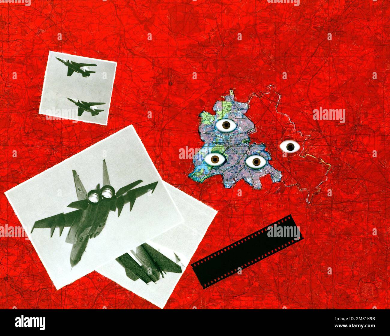 Artwork: "Air Intelligence - Berlin" Artist: William Helfenstein, US ...