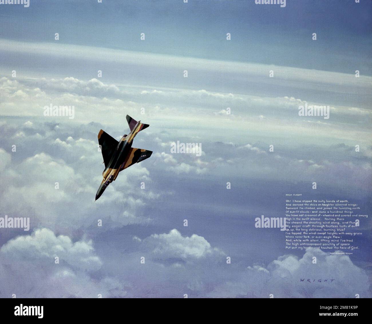 Artwork: "High Flight". Artist: Walter Wright, US Air Force Art ...
