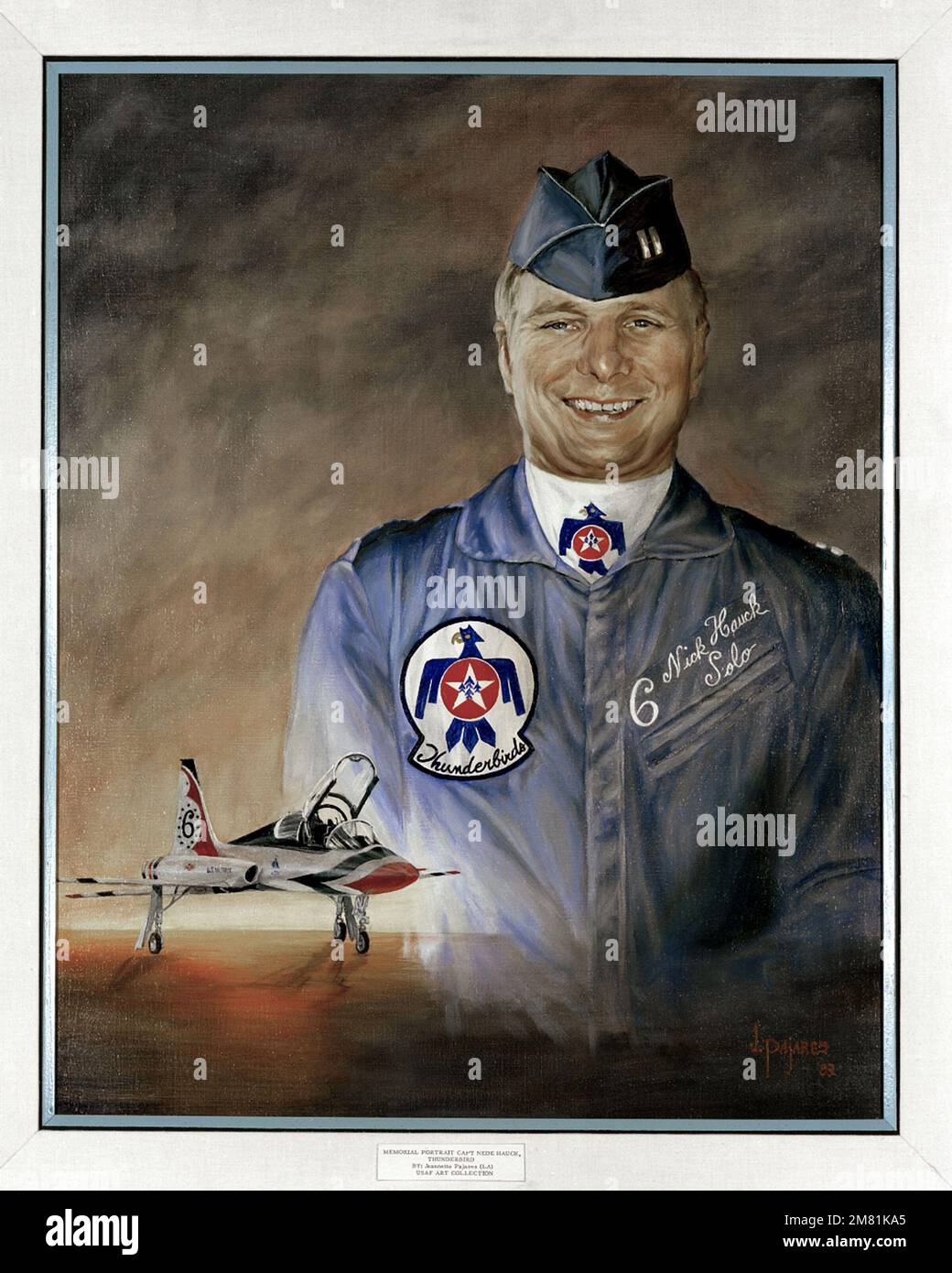 Artwork: "Memorial Portrait: CAPT. Nick Hauck Thunderbird". Artist ...