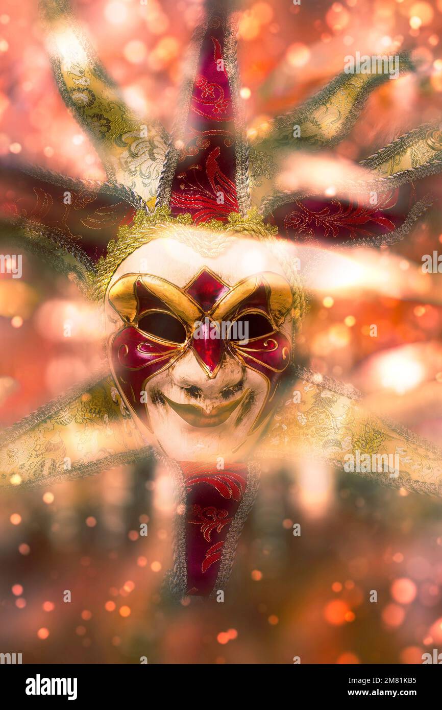Magical Mari Gras Mask Stock Photo - Alamy