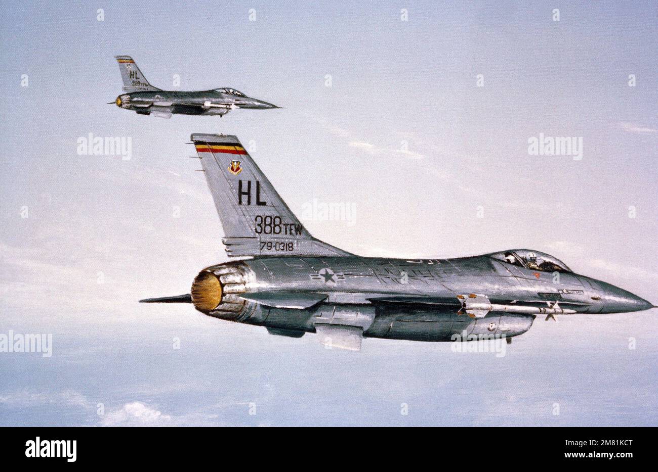 Artwork: "Falcons on High". Artist: Thomas Holcomb. US Air Force Art ...