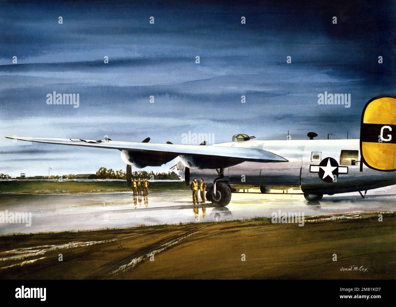 Artwork: "Home of the 446th Bomb Group, Bungay, England - April 4, 1945 ...