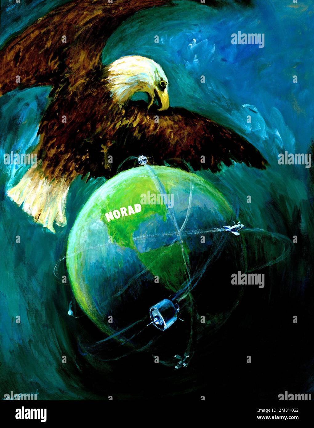 Artwork: "NORAD". Artist: Kurt Stoessel. (US Air Force Art Collection ...