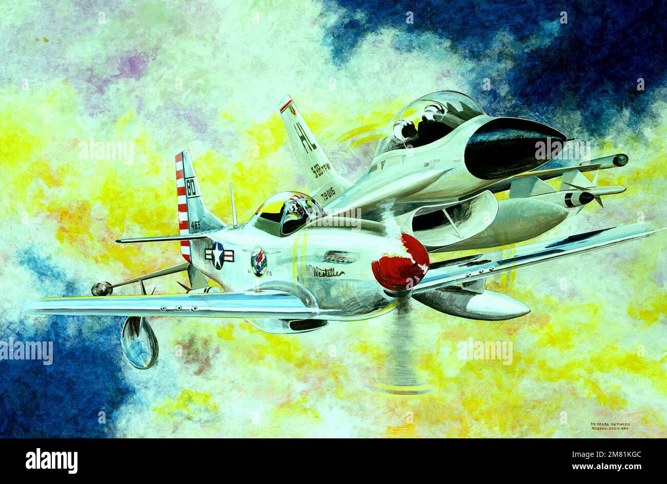 Artwork: "35 Years Between" Artist: Hal Rozema Catalog Number: 80 (US ...