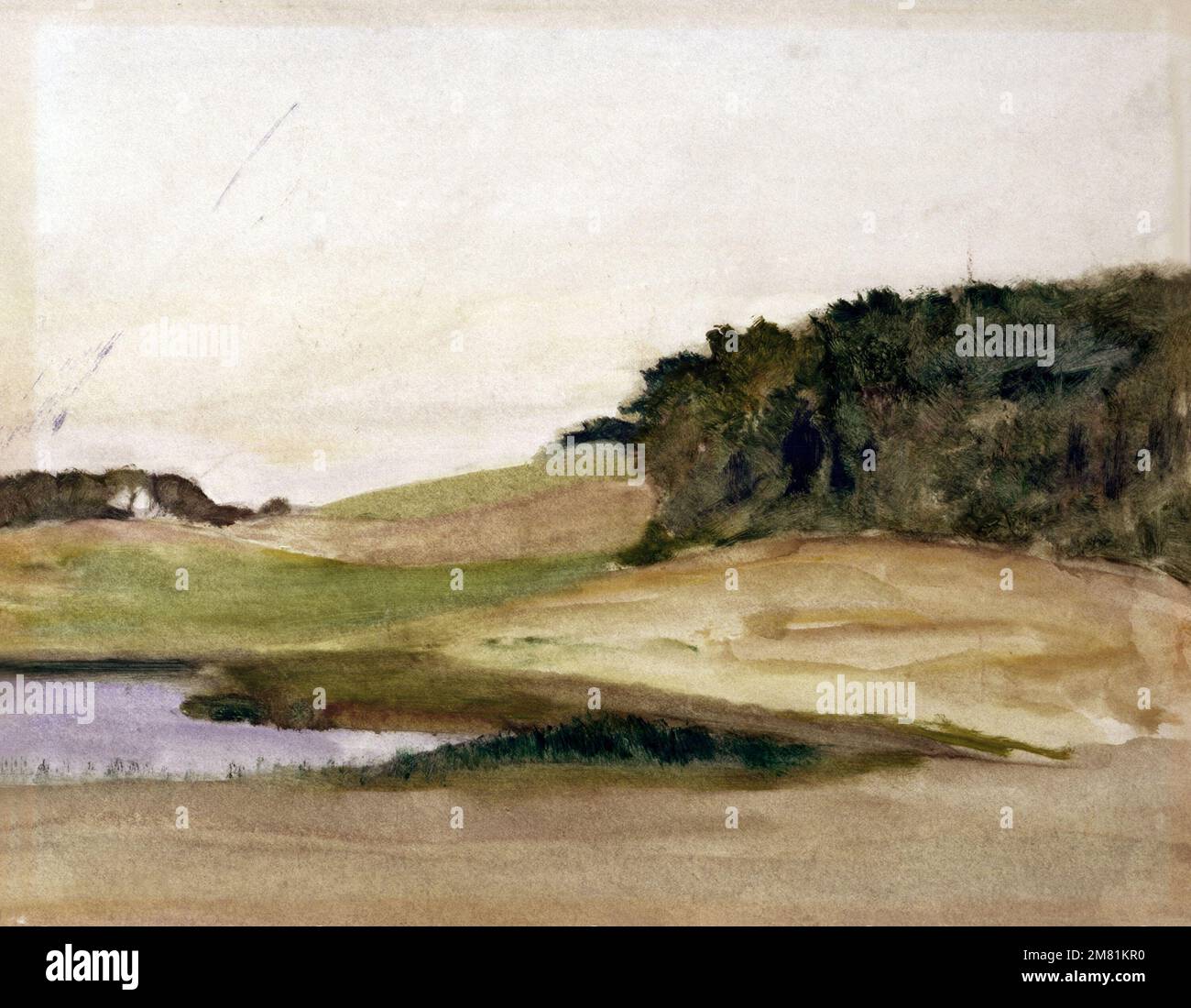 Artwork: "Landscape - Pond, Hill and Woods". Artist: Unknown. Catalog ...