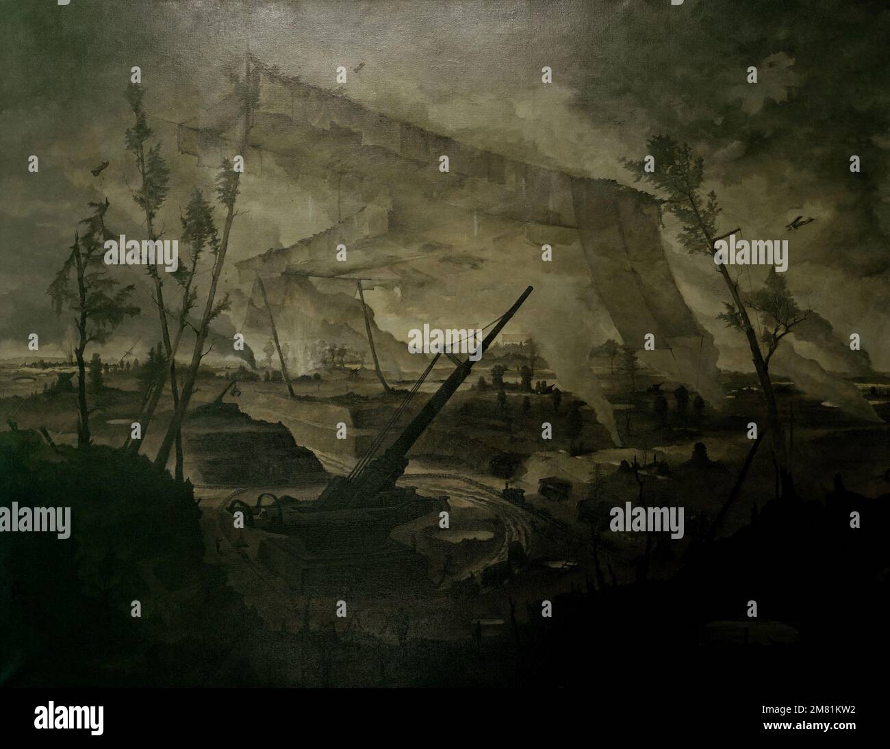 Artwork: "Landscape of War". Artist: Otto Bloss. Catalog Number: G.O.2. ...