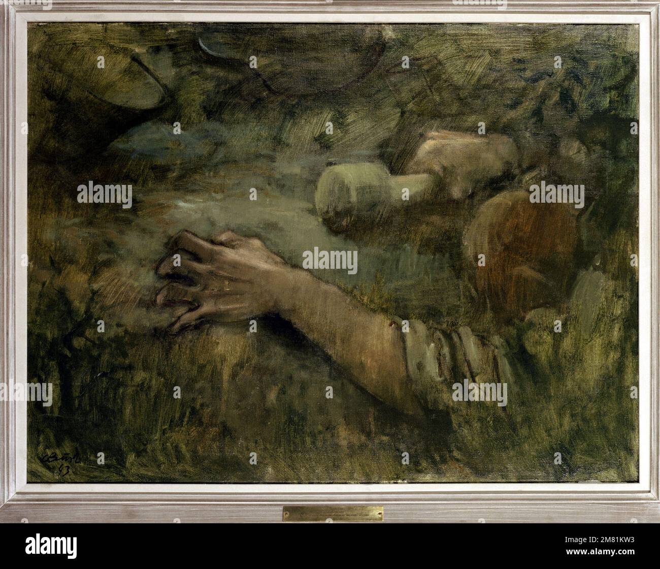 Artwork: "The Victim," 1943. Artist: Karl Busch. Catalog Number: G.O.1. ...