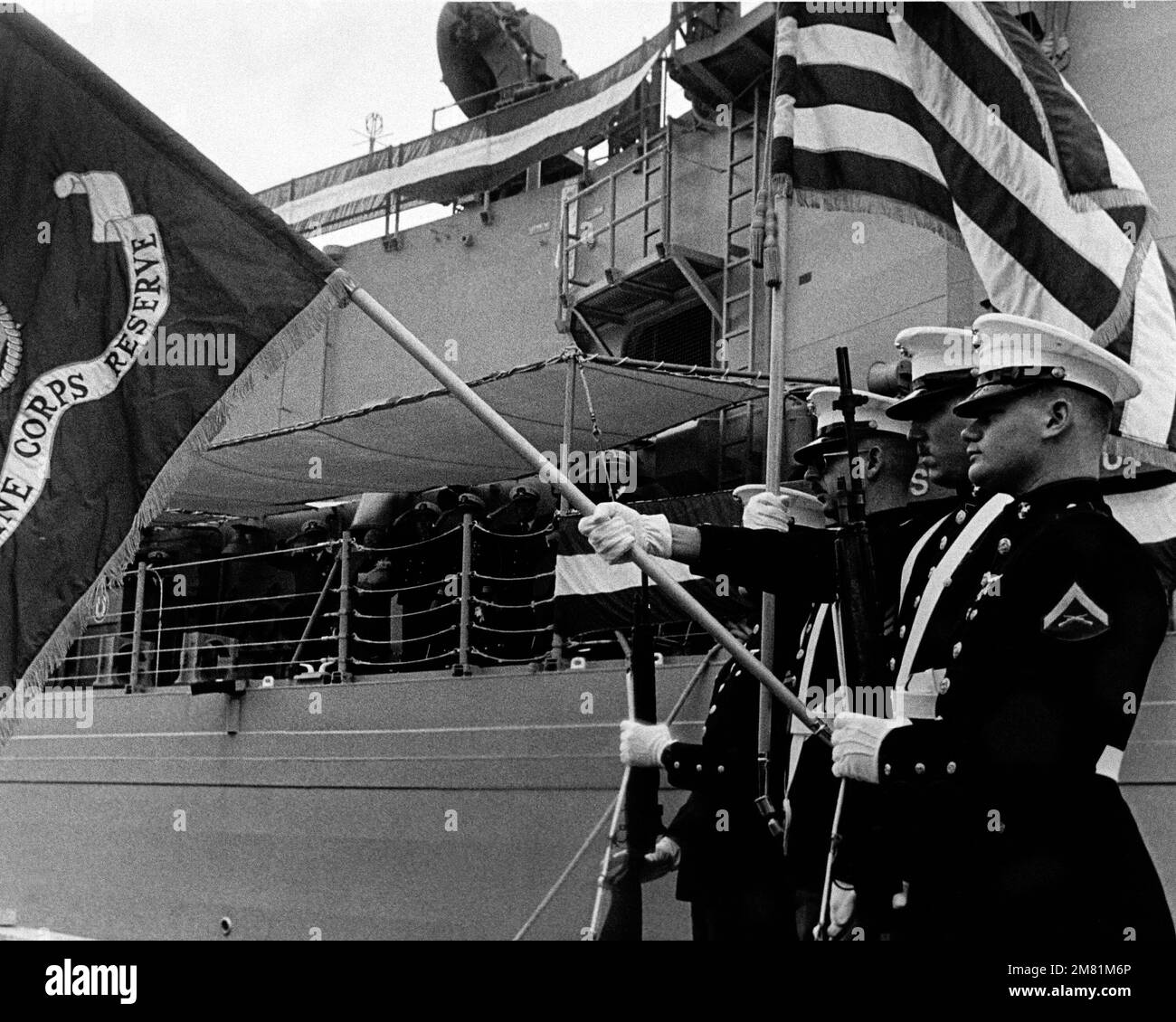 Marine from landing support Black and White Stock Photos & Images - Alamy