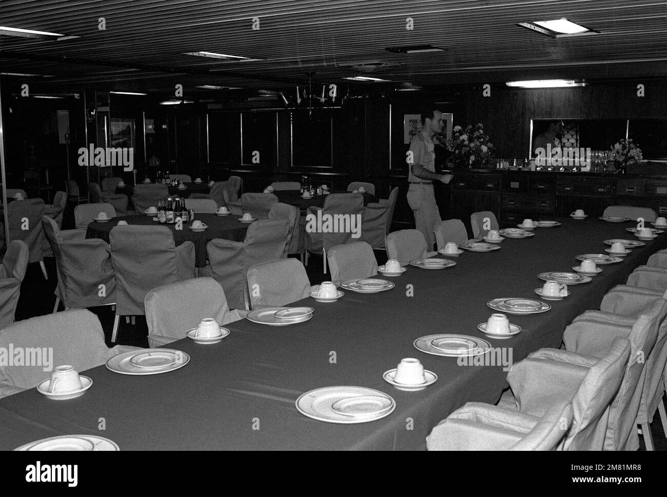 Aircraft carrier wardroom hi-res stock photography and images - Alamy