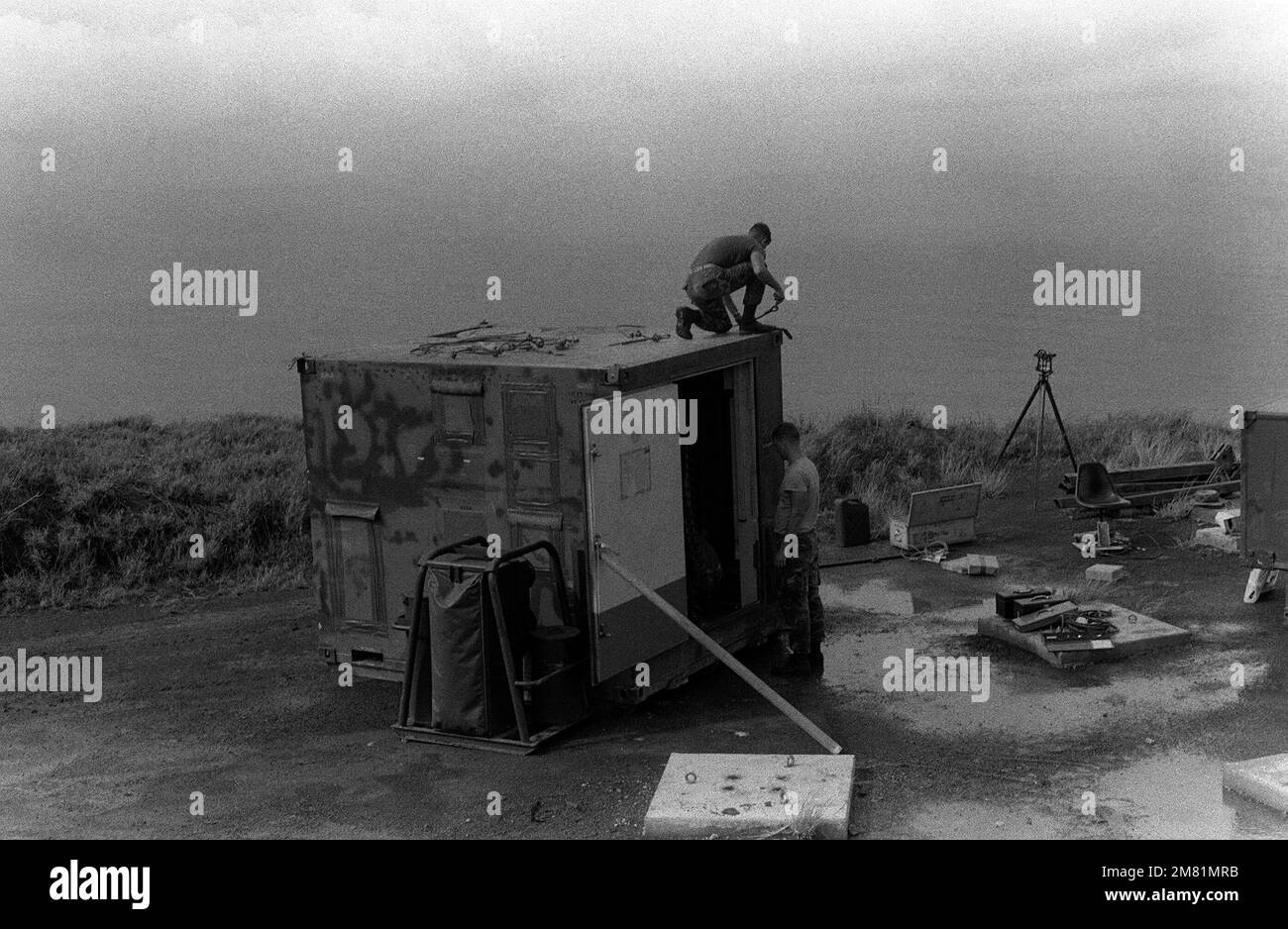 Marine radar control Black and White Stock Photos & Images - Alamy