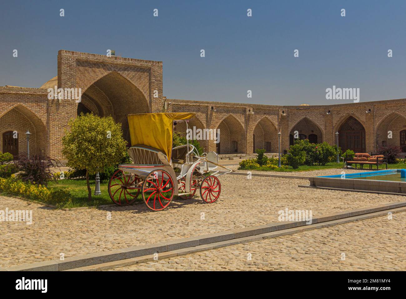 Safavid Caravanserai in Bisotun, Iran Stock Photo - Alamy