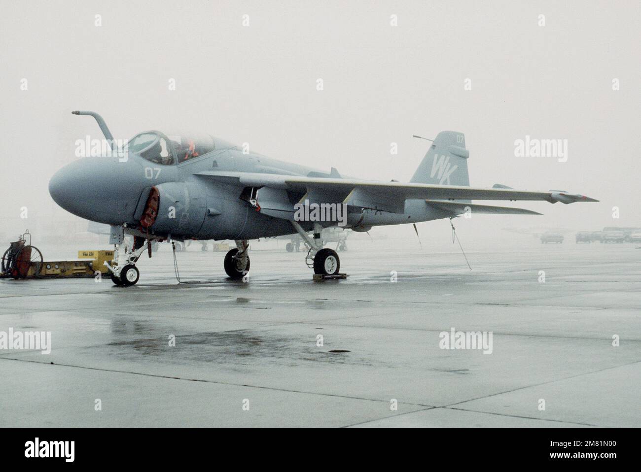 A left front view of an A-6 Intruder aircraft from the Marine All ...