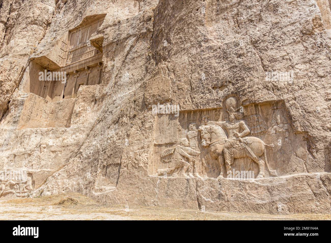 Triumph of Shapur I over the Roman emperors Valerian and Philip the ...
