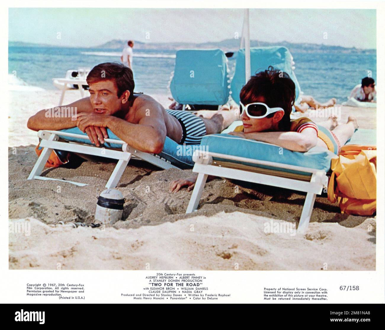 ALBERT FINNEY and AUDREY HEPBURN in TWO FOR THE ROAD 1967 director ...