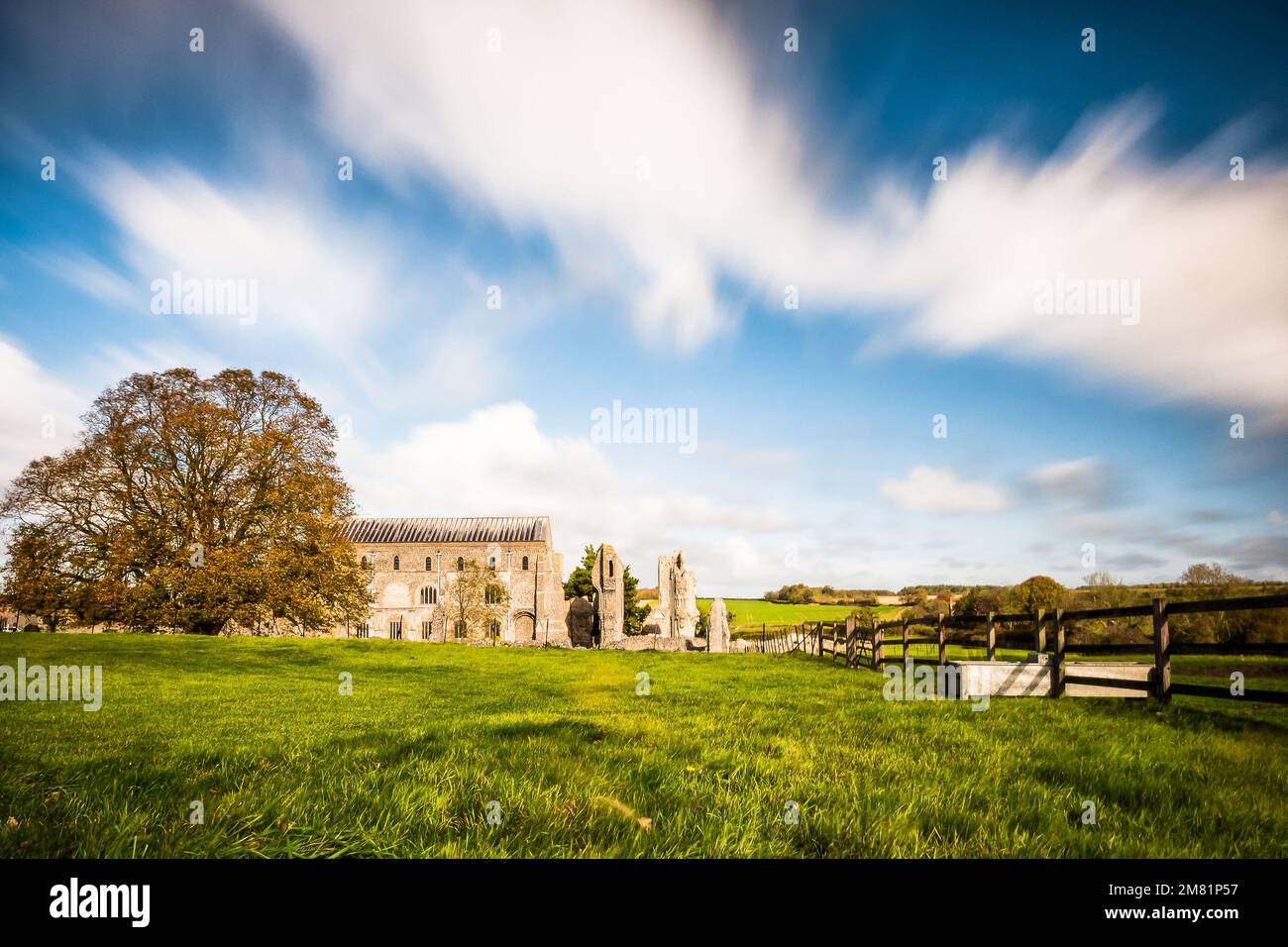 Binham Priory Long Exposure Stock Photo - Alamy