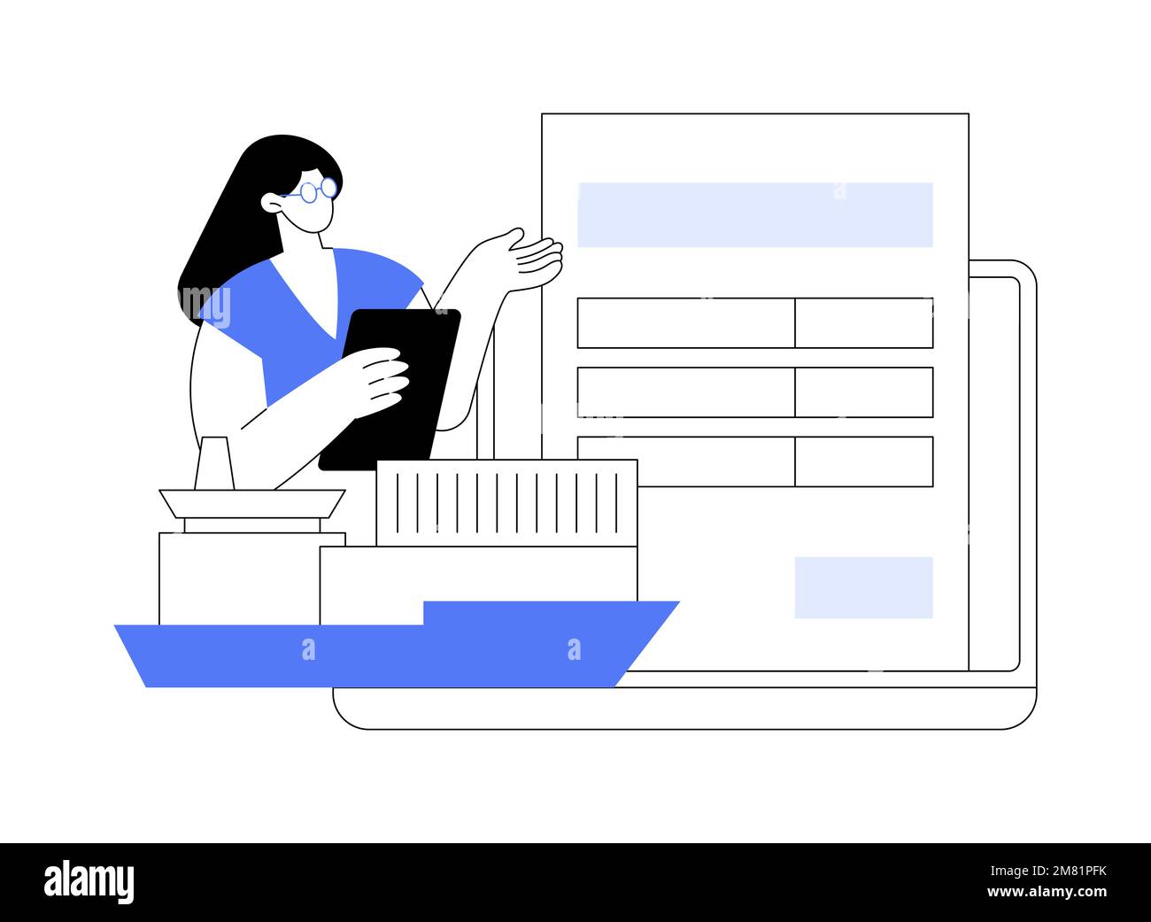 Customs Clearance Abstract Concept Vector Illustration Stock Vector Image And Art Alamy